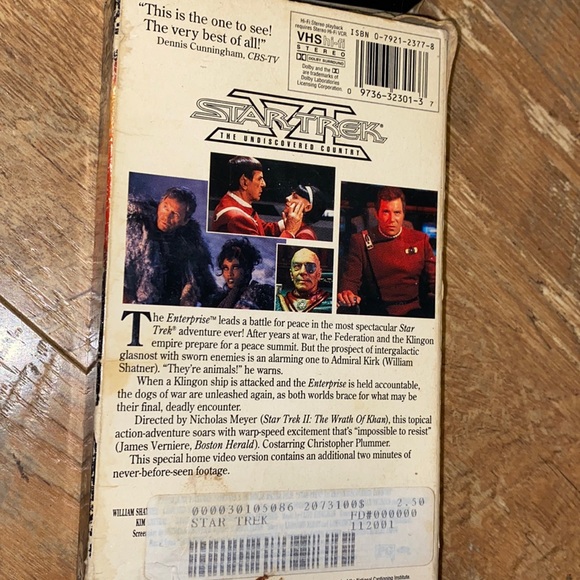 Paramount | Media | 8 Star Trek Vhs Tapes Collection | Poshmark